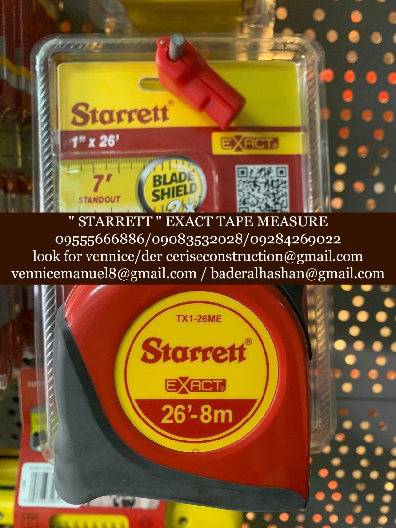 Starrett Tape measure, Commercial & Industrial, Industrial Equipment on ...