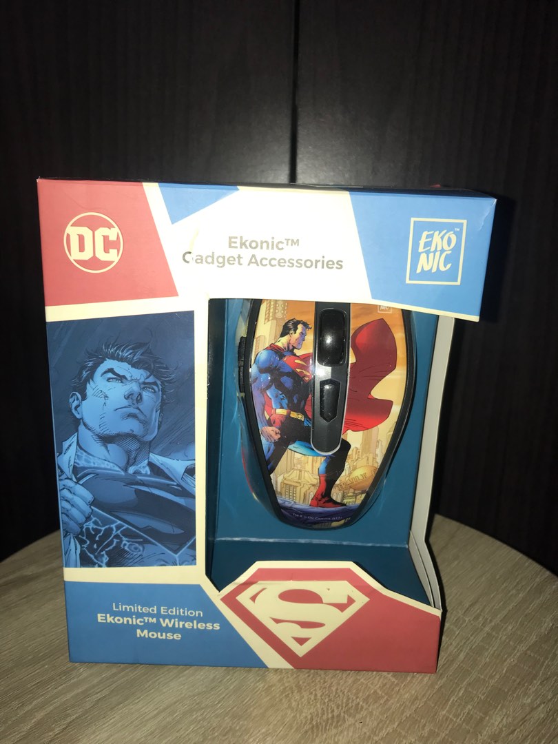Superman Limited edition wireless mouse by Ekonic, Hobbies & Toys ...