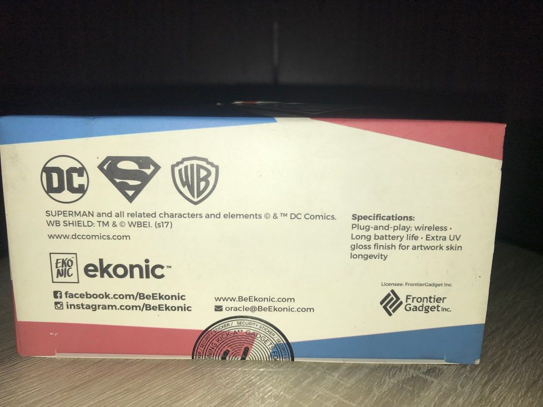 Superman Limited edition wireless mouse by Ekonic, Hobbies & Toys ...