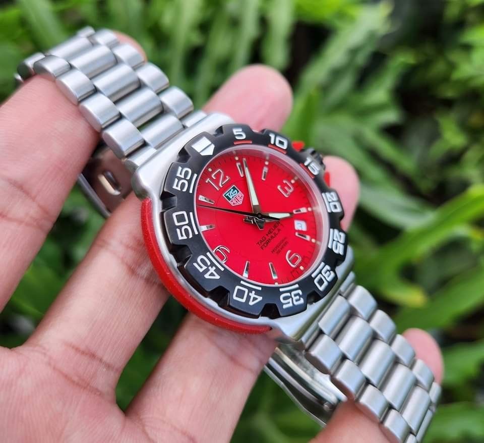 Tag Heuer F1 Red Dial, Luxury, Watches on Carousell