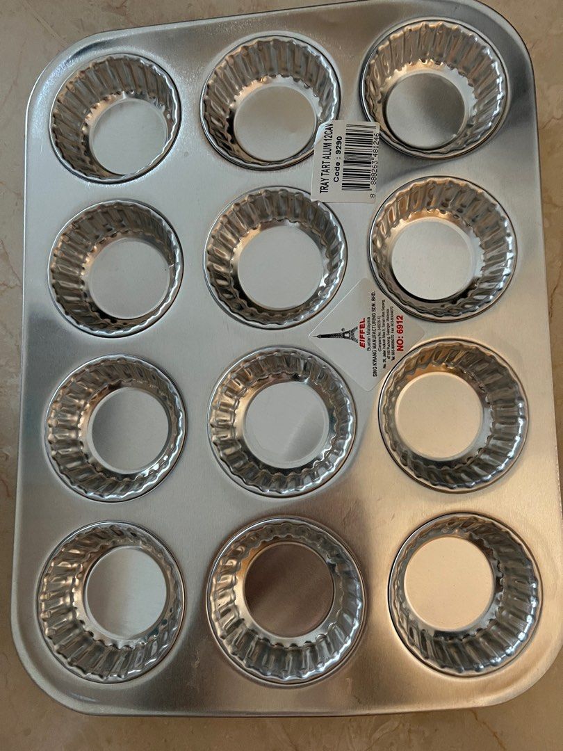 Tart Baking tray good for 12 tarts of about 6.5cm diameter each tart ...