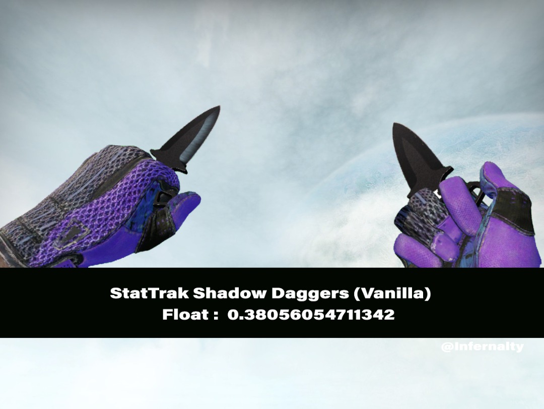 tatTrak Shadow Daggers VANILLA CSGO SKINS KNIVES, Video Gaming, Gaming ...