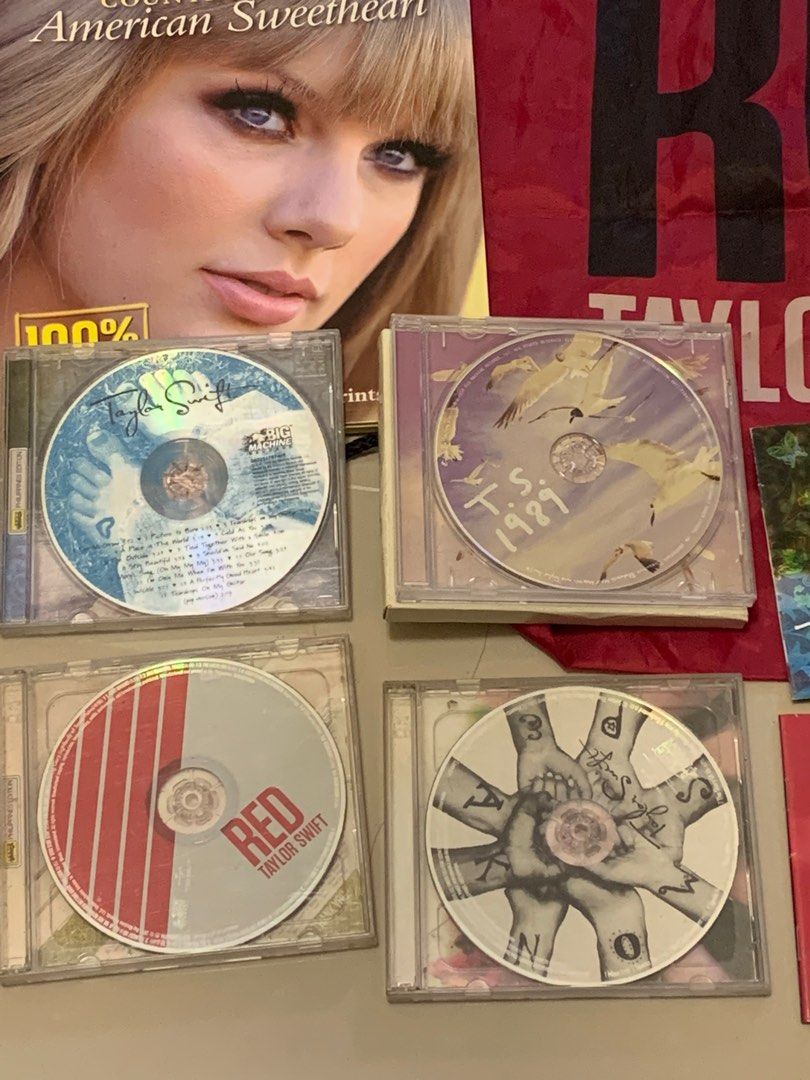 taylor swift cd's, Hobbies & Toys, Music & Media, CDs & DVDs on Carousell