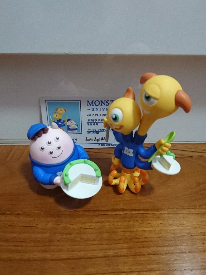 Terri, Terry, and Squishy Popmart Monsters University, Hobbies & Toys ...