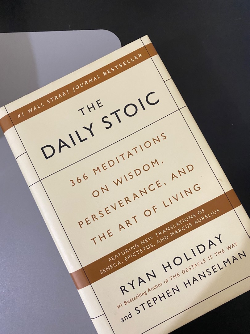 The Daily Stoic Book, Hobbies & Toys, Books & Magazines, Fiction & Non ...