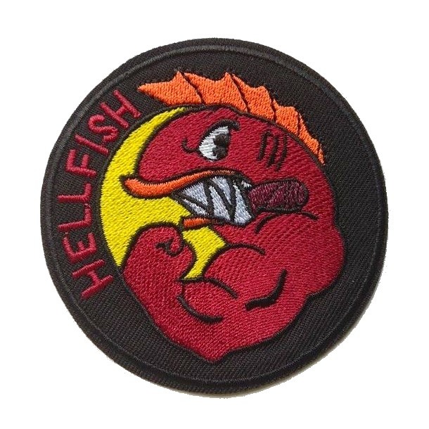 The Simpsons Flying Hellfish Grandpa Embroidered Iron On Patch, Hobbies ...