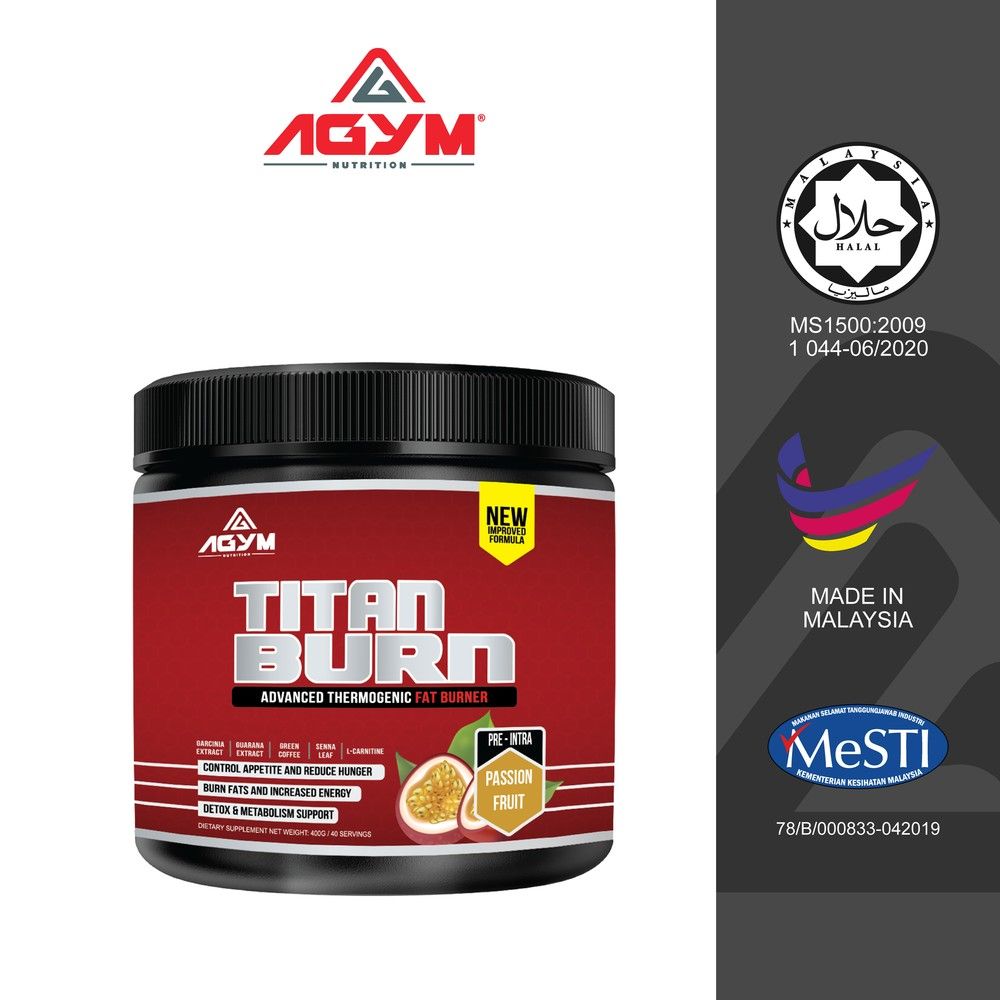 Titan Burn Fat Burner Pre Workout 40 servings Free Shaker Bottle ...