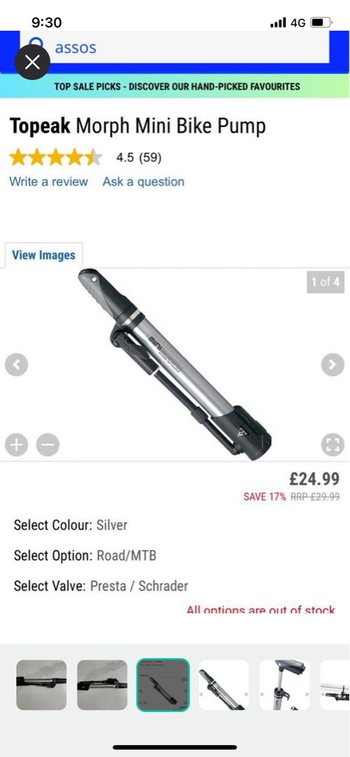 Topeak Morph Mini Bike Pump, Sports Equipment, Bicycles & Parts, Parts & Accessories on Carousell