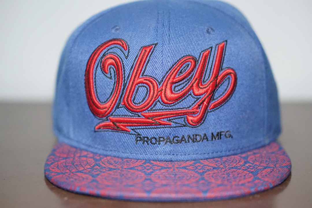 Topi OBEY PROPAGANDA MFG., Fesyen Pria, Aksesoris, Topi di Carousell