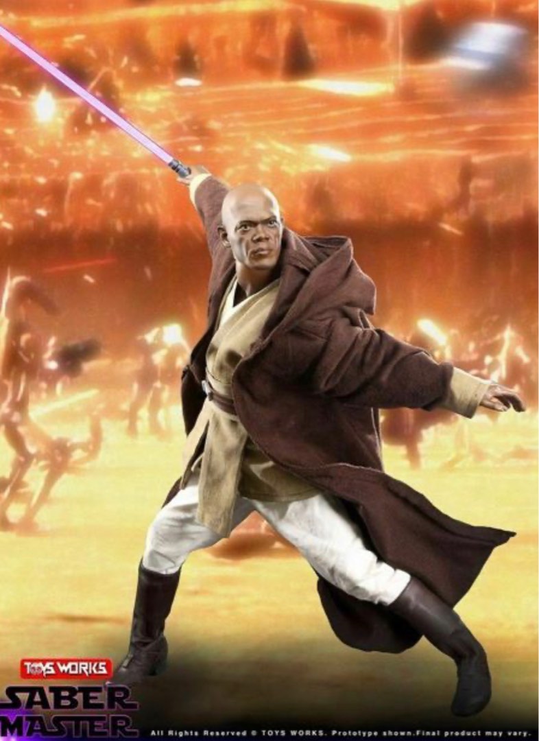Toys Works - 1/6 scale Master Windu ( Not Hot Toys), Hobbies & Toys ...