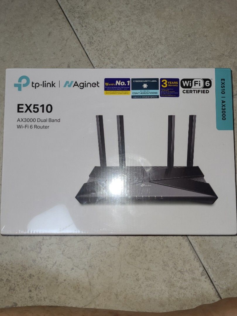 TP-LINK EX510 AX3000 Dual Band Wi-Fi 6 Router, Computers & Tech, Parts ...