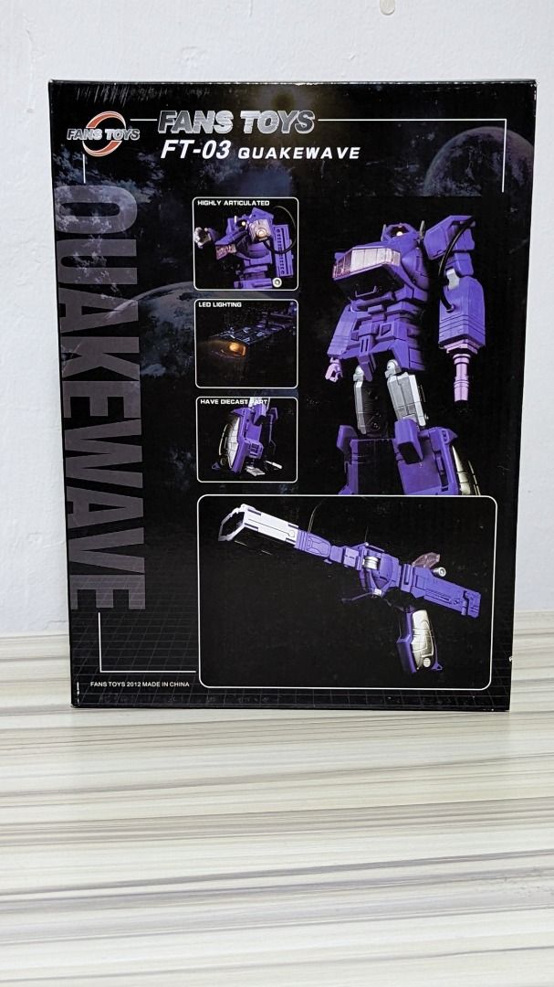 Transformers Fans Toys FT-03 Quakewave, Hobbies & Toys, Toys & Games on Carousell