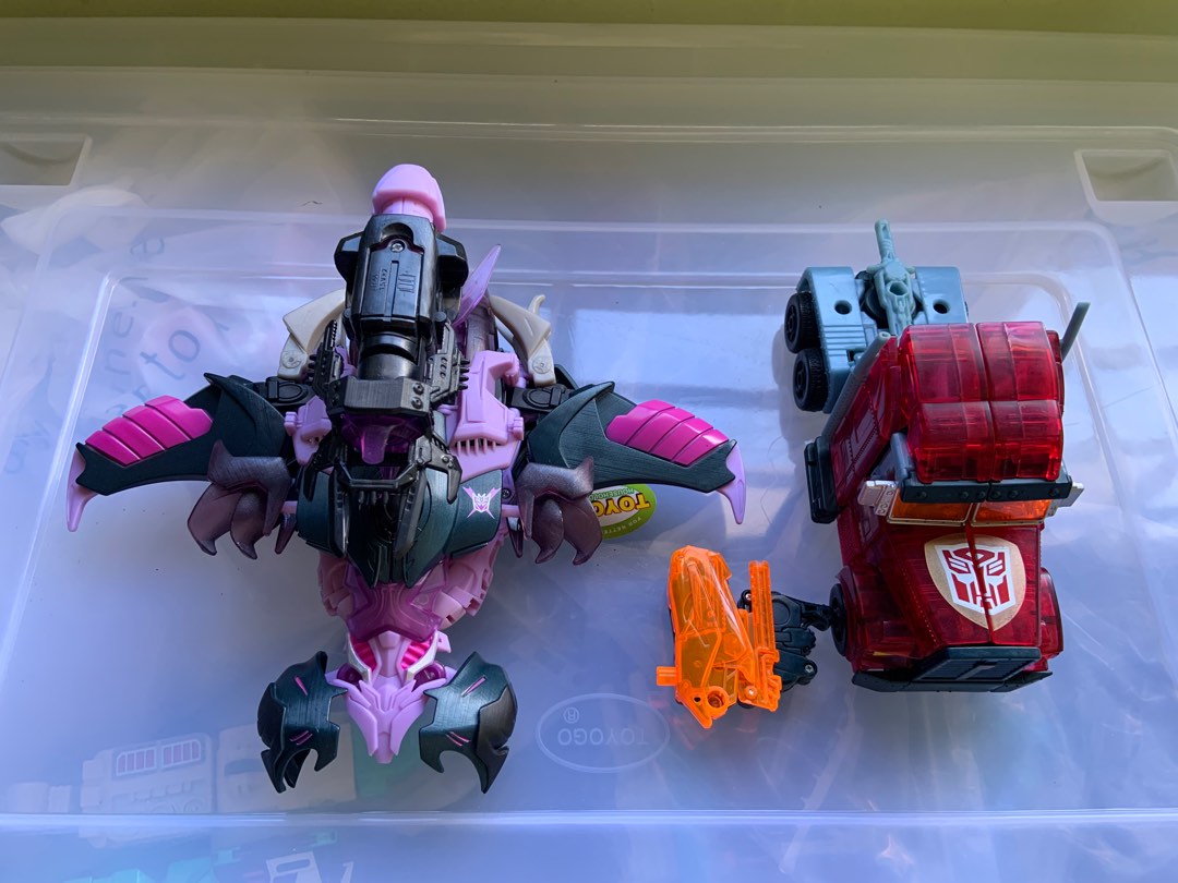 Transformers Prime Dark Energon Optimus Prime and Megatron WITH Unicron ...