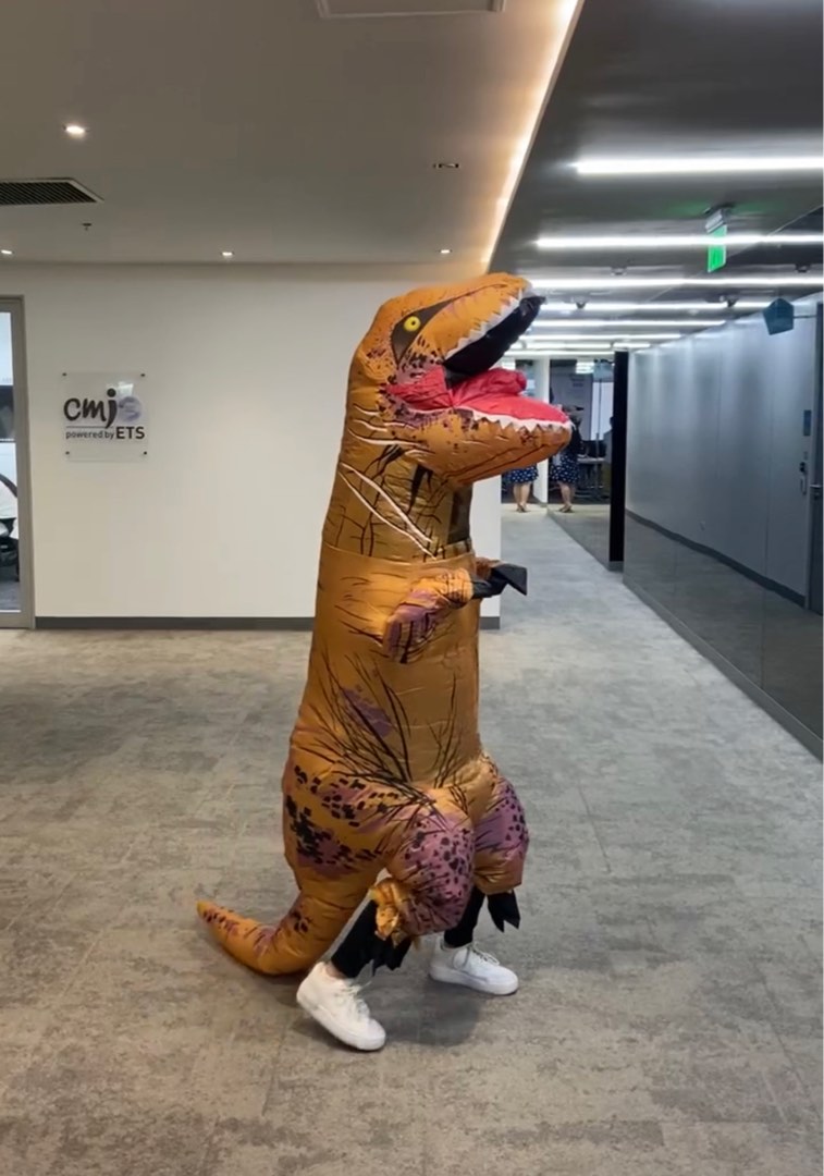 Trex Dinosaur Inflatable Costume, Everything Else, Others on Carousell