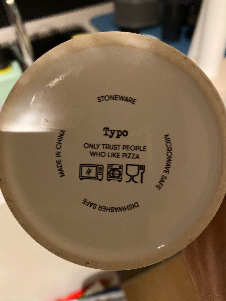Typo Coffee Mug “Whatever Lor”, Furniture & Home Living, Kitchenware ...