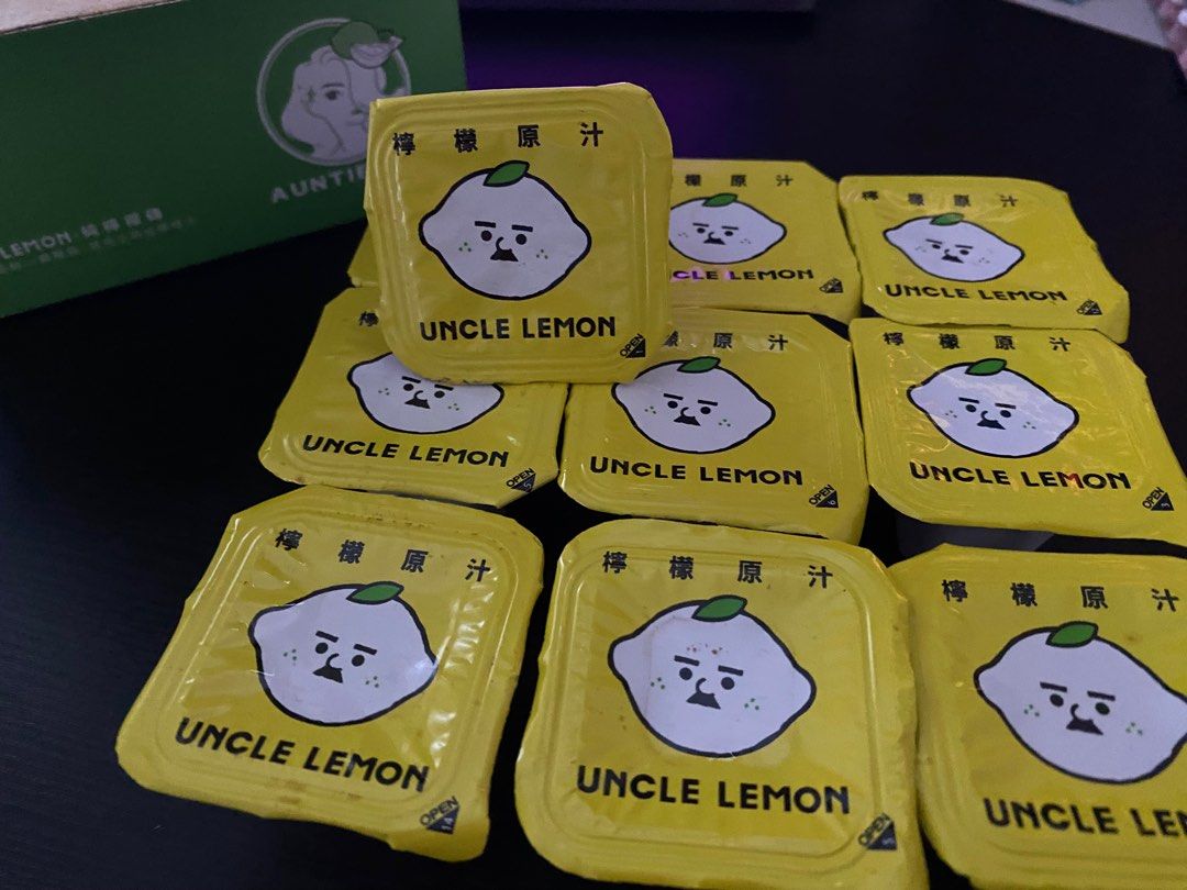 台灣製uncle lemon純檸檬汁 10顆, 嘢食 & 嘢飲, 飲料 - Carousell