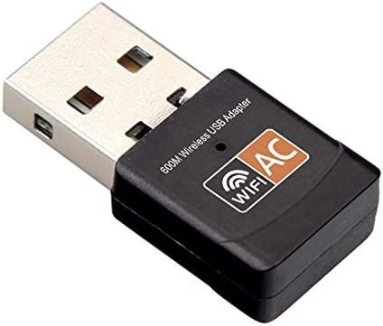 USB Wifi Adapter, 600Mbps Dual Band 802.11ac USB Wireless Network ...