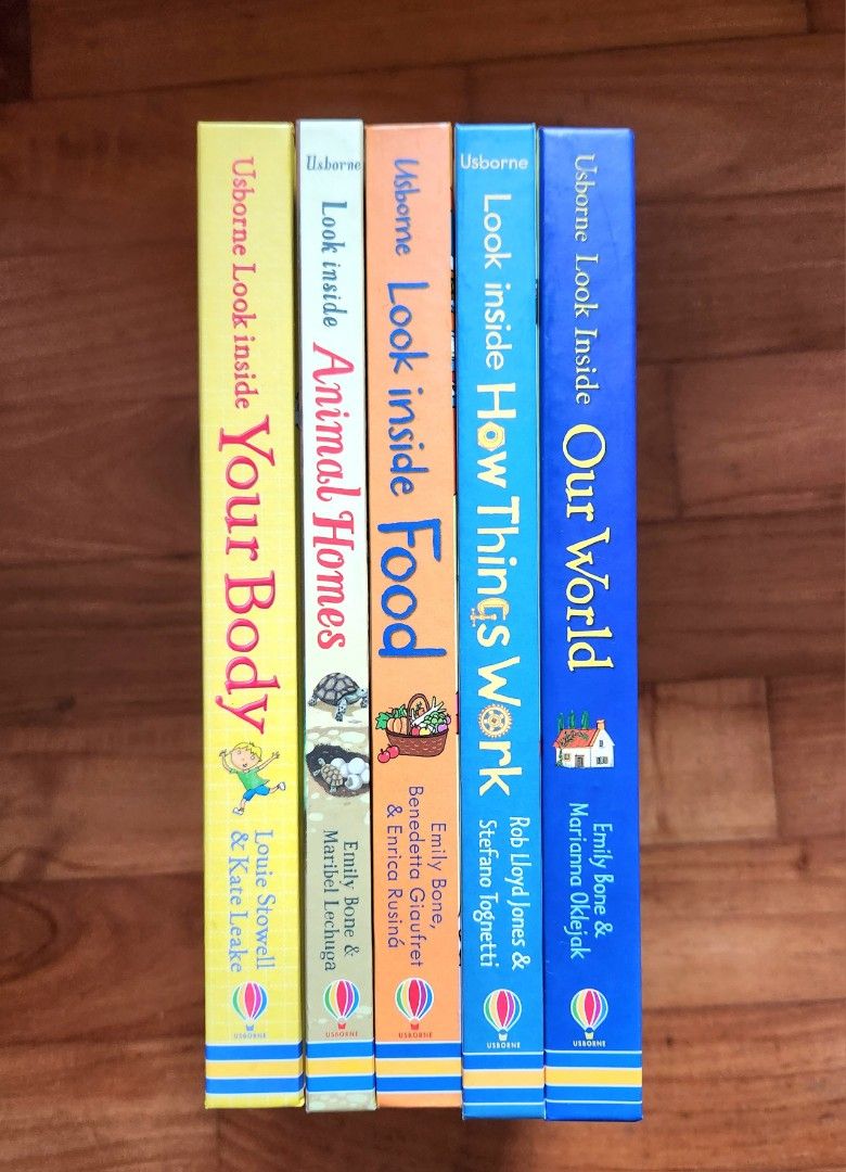 Usborne Look Inside Lift-the-Flap book set, Hobbies & Toys, Books ...