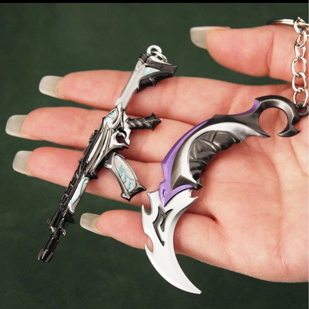 [FREE SHIPPING] Valorant Weapon Melee Reaver 2.0 Karambit Knife Metal ...