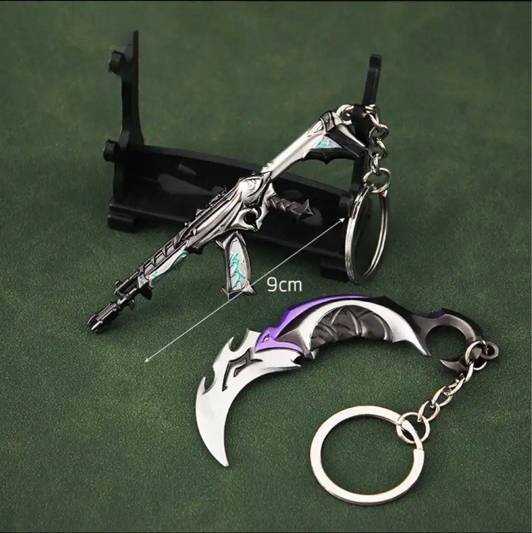 [FREE SHIPPING] Valorant Weapon Melee Reaver 2.0 Karambit Knife Metal ...
