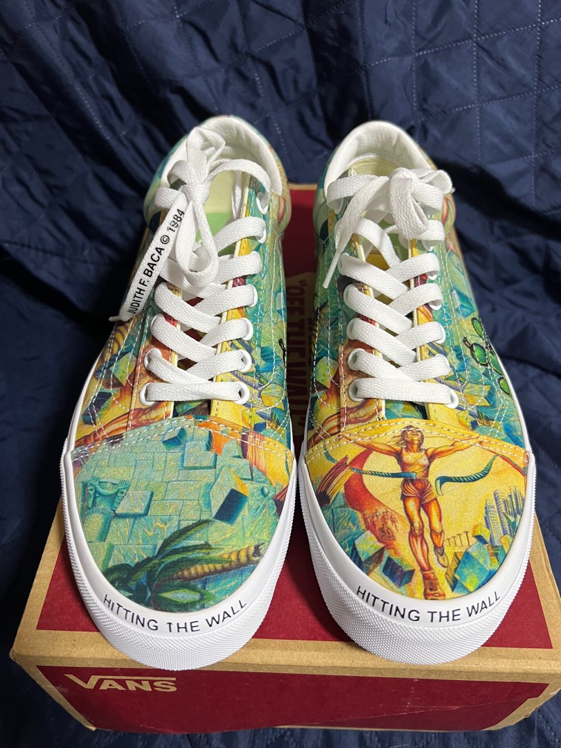 VANS X MOCA JUDY BACA OLD SKOOL SHOES, Men's Fashion, Footwear, Sneakers on Carousell