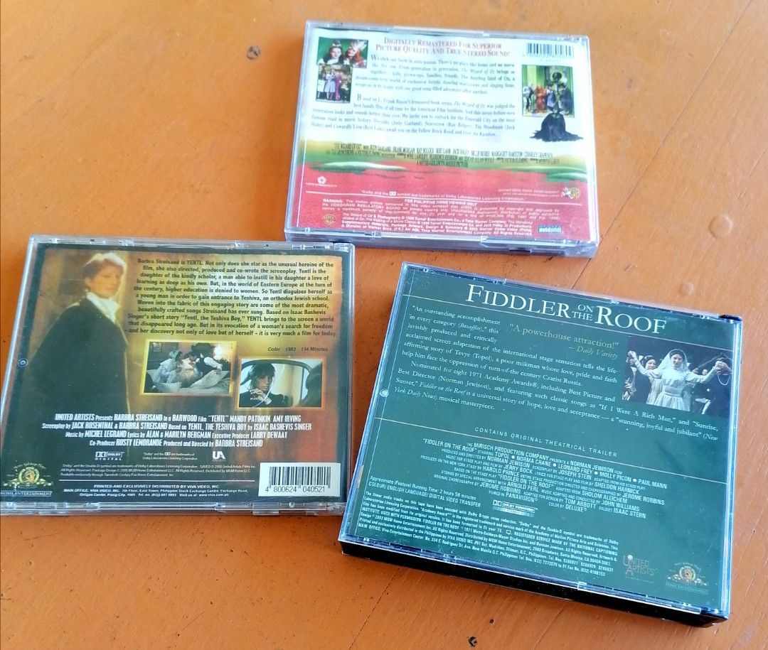 VCD Movie Musicals Bundle, Hobbies & Toys, Music & Media, CDs & DVDs on ...