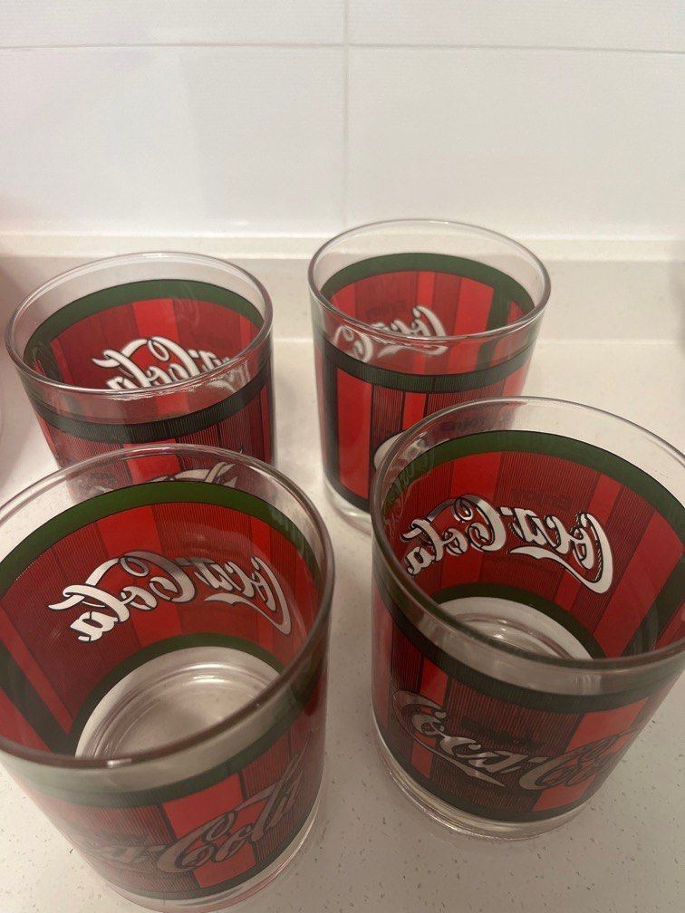 Vintage Coca Cola Cups, Furniture & Home Living, Kitchenware ...