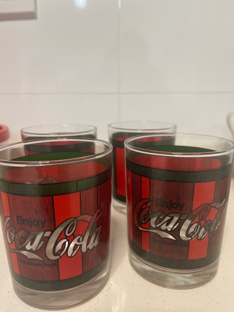 Vintage Coca Cola Cups, Furniture & Home Living, Kitchenware ...