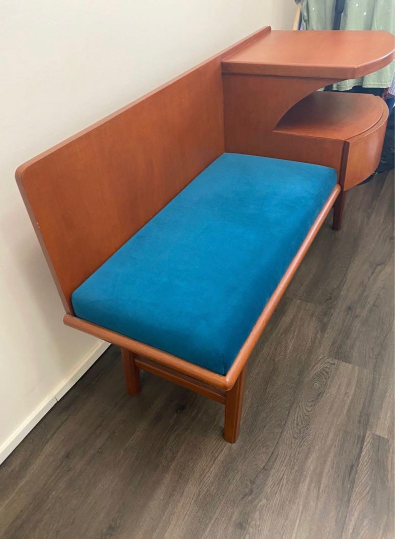 Vintage Gossip Bench Phone Bench, Furniture & Home Living, Furniture ...