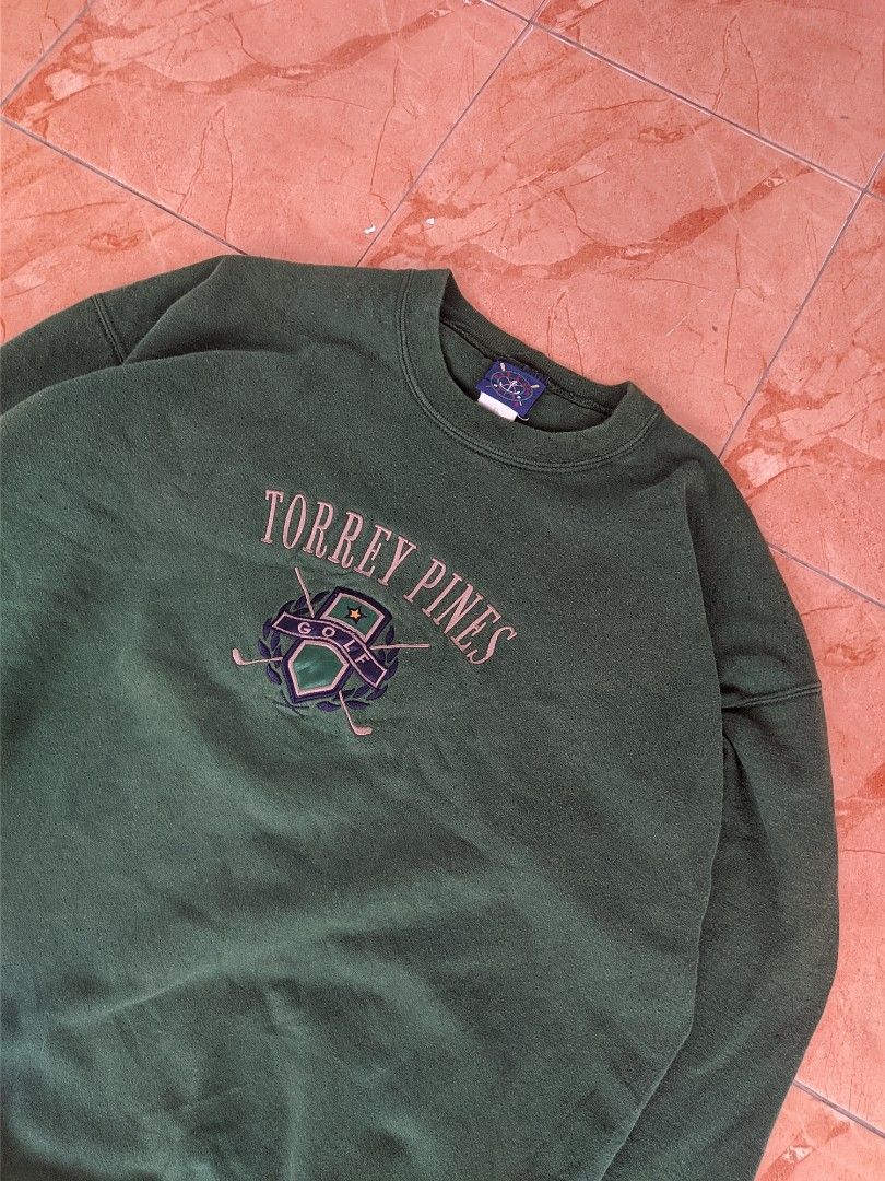 Vintage Oarsman Torrey pines crewneck, Men's Fashion, Coats, Jackets ...