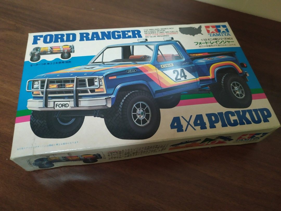 Vintage Tamiya Mini 4WD FORD RANGER 4X4 Pickup RARE, Hobbies & Toys ...