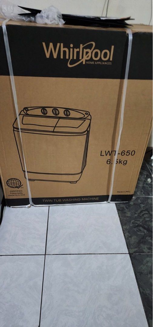 Whirlpool Washer and Dryer 6.5kg, TV & Home Appliances, Washing ...