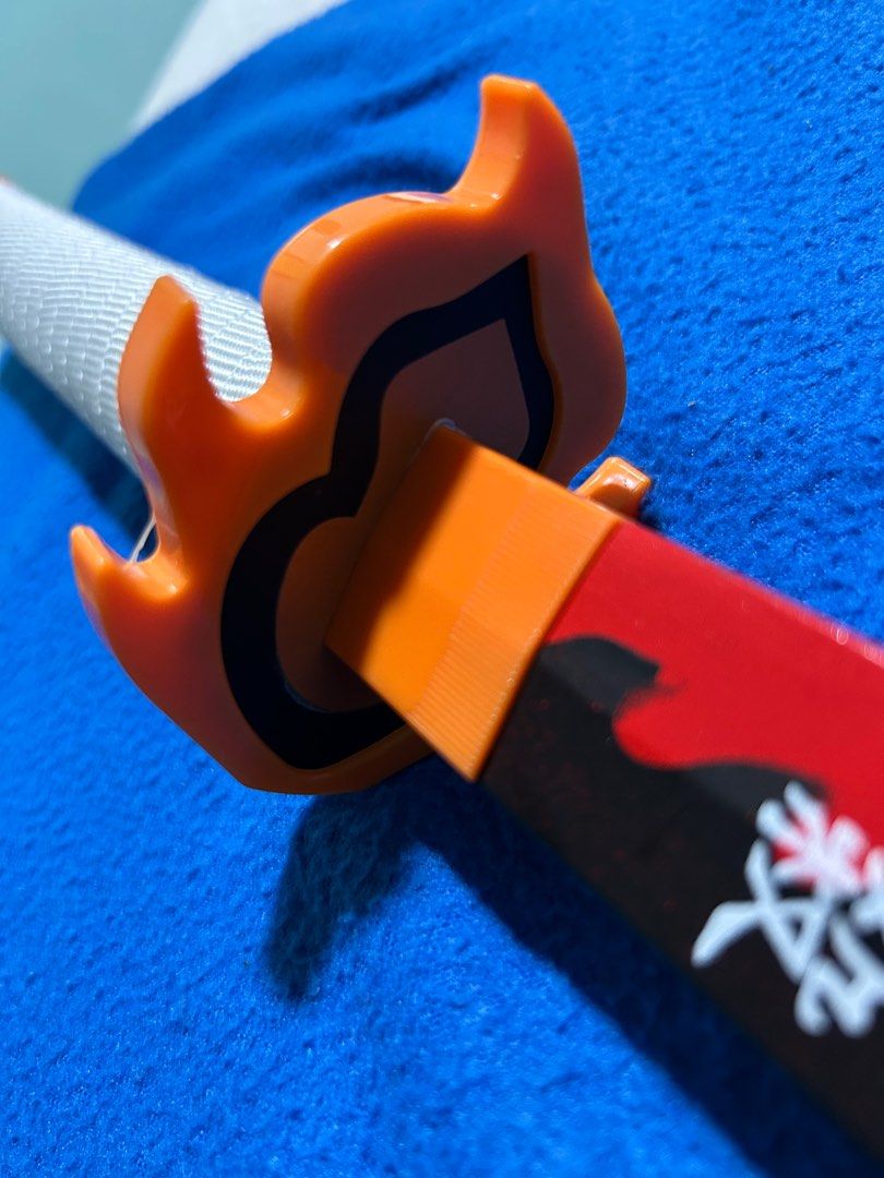 Wooden Kyojuro Rengoku Display Nichirin Blade, Hobbies & Toys, Toys ...