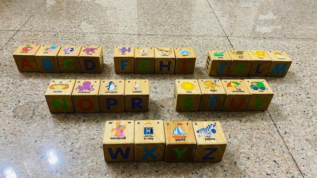 Wooden letter blocks great for photographers baby photo shoot, Hobbies ...