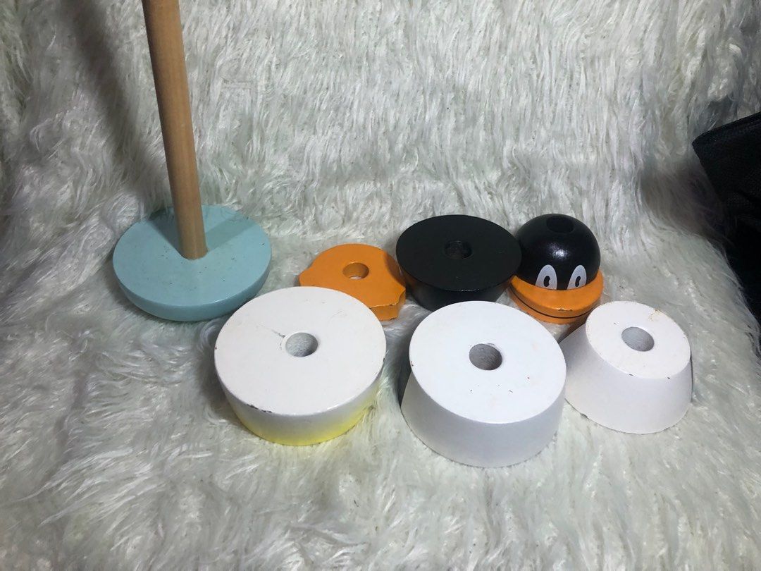 Wooden Penguin stack, Hobbies & Toys, Toys & Games on Carousell