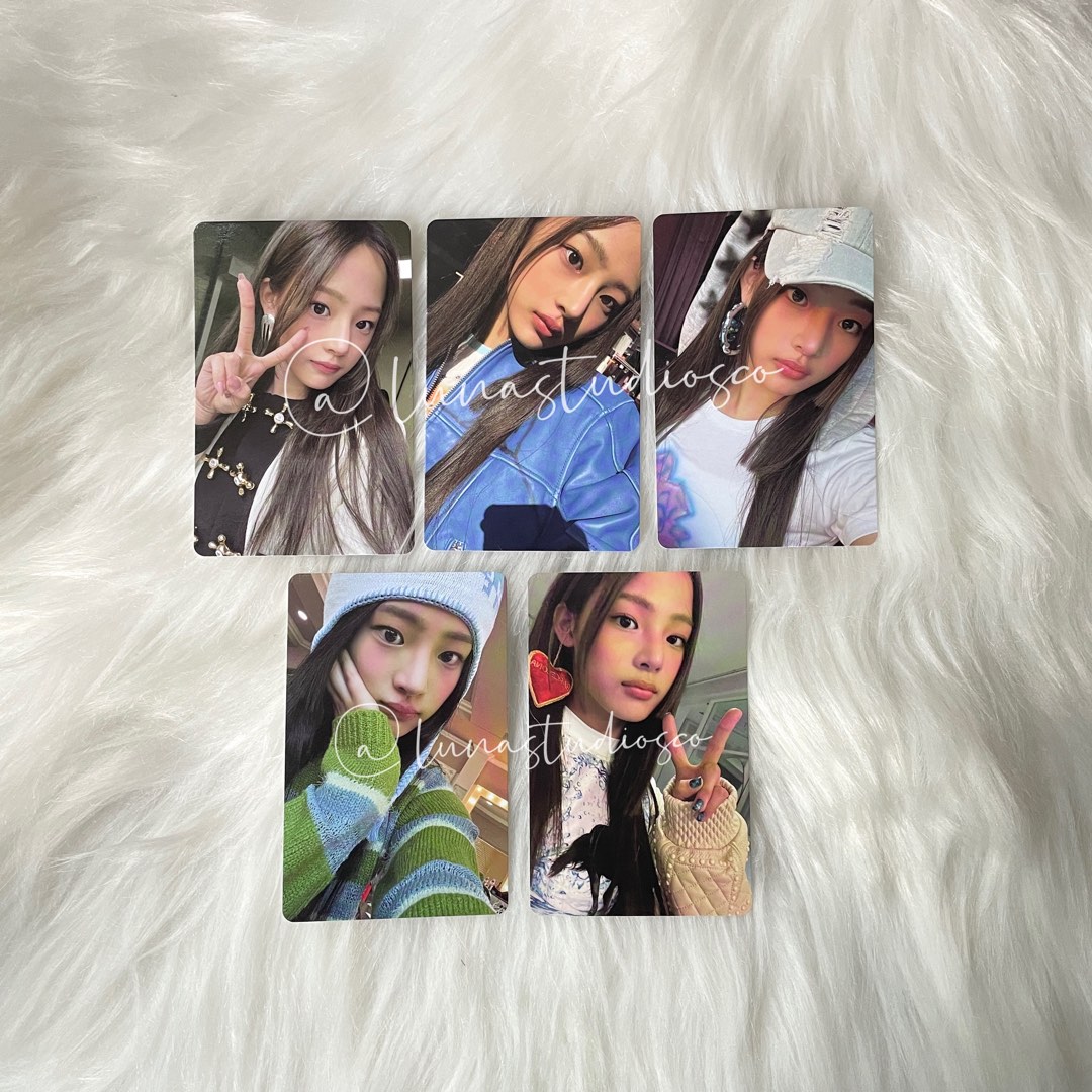 WTS LFB NewJeans Njwns Minji Hanni Omg Album Photocards Message Card ...