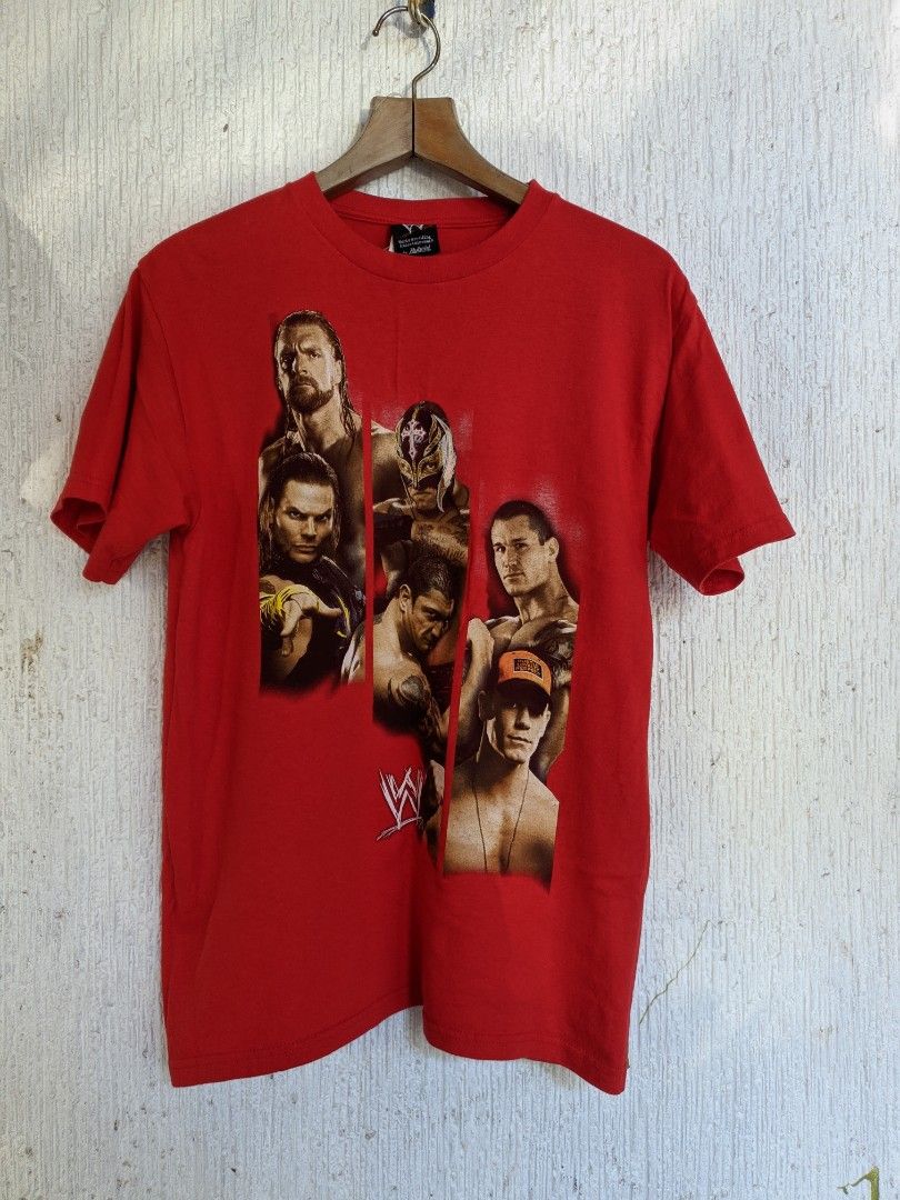 WWE, Men's Fashion, Tops & Sets, Tshirts & Polo Shirts on Carousell