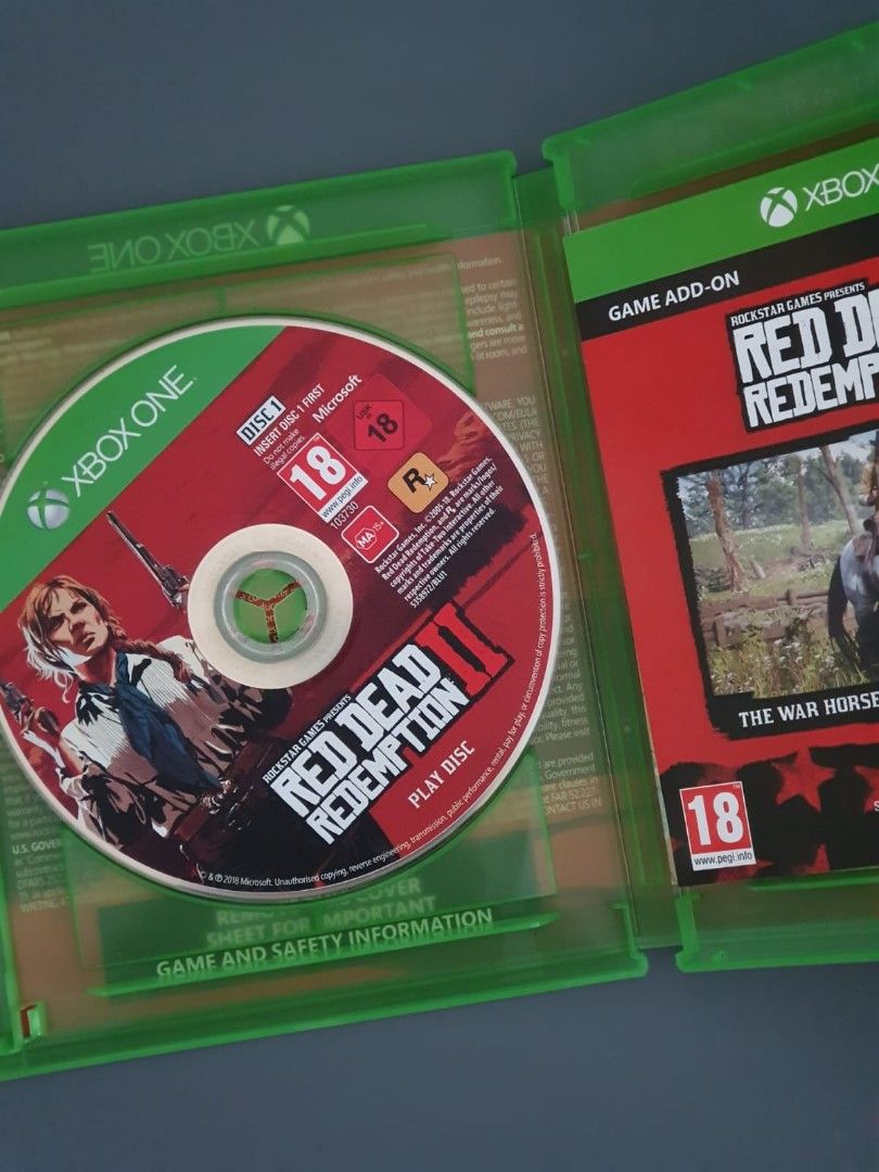 Xbox One game Red Dead Redemption II, Video Gaming, Video Games, Xbox ...