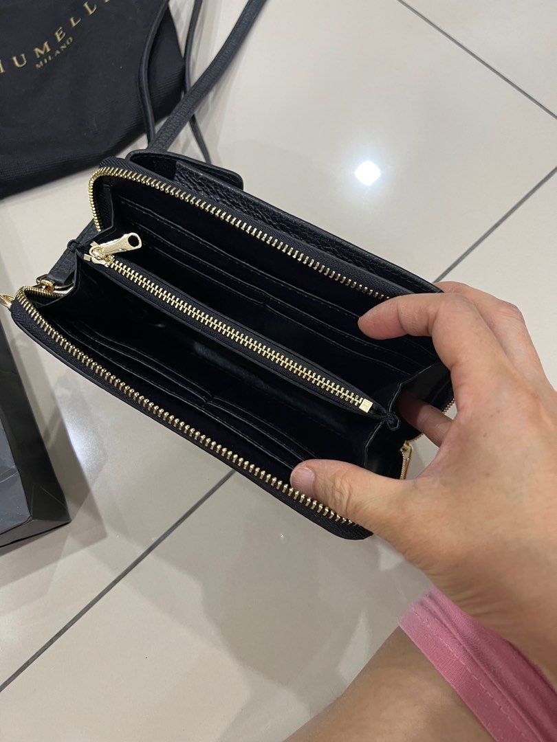100%original Piumelli handphone bag +wallet, Women's Fashion, Bags ...