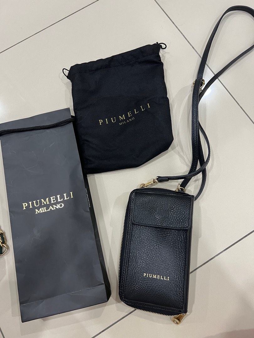 100%original Piumelli handphone bag +wallet, Women's Fashion, Bags ...