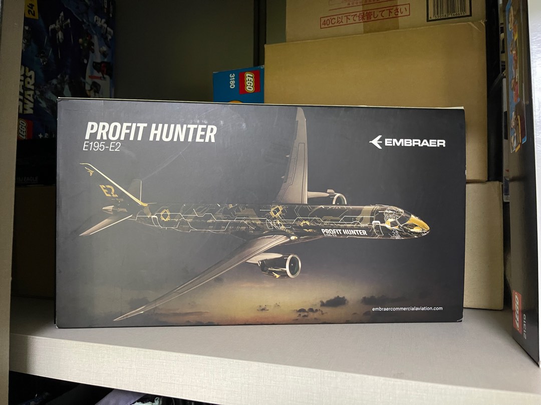 1/100 Embraer E195-E2 Profit Hunter Tech Lion Livery, Hobbies & Toys ...