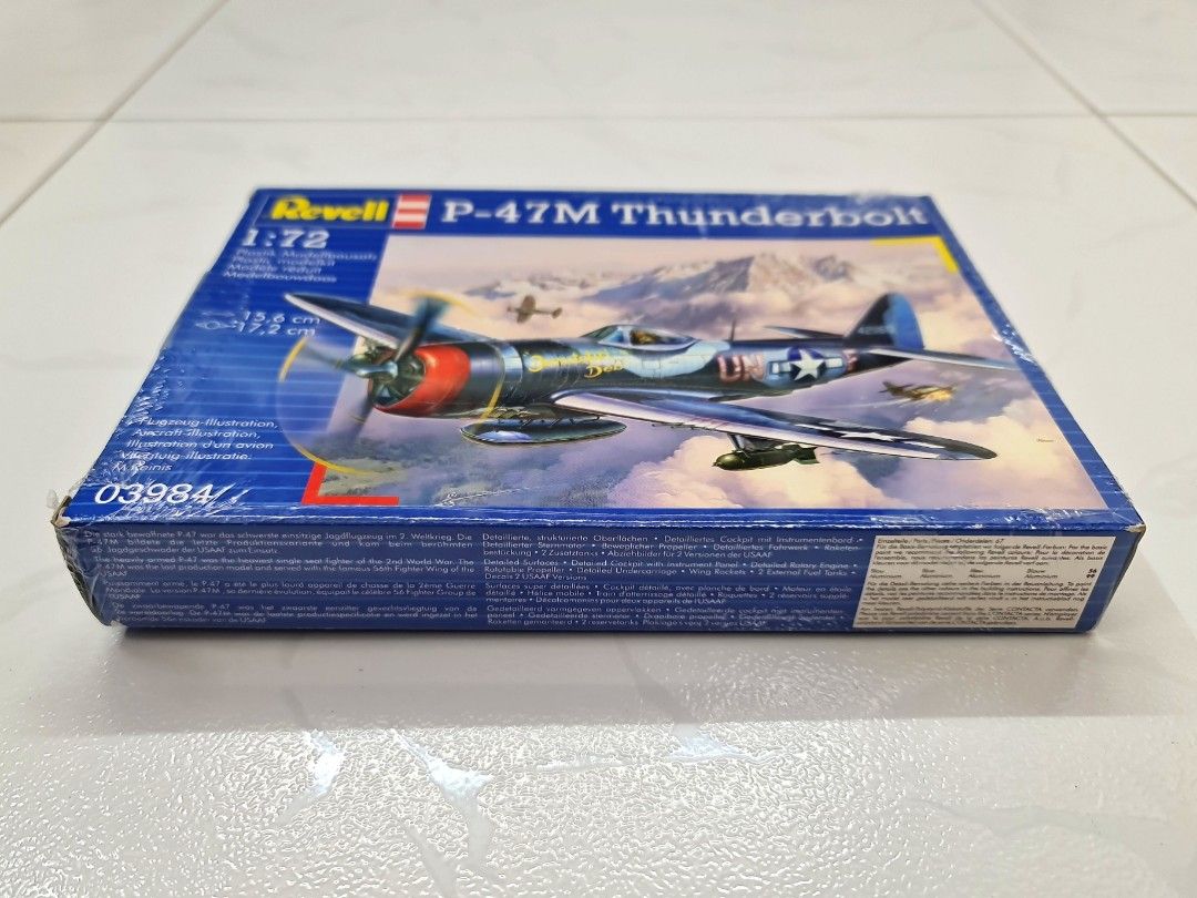 1/72 #03984 Revell United States Air Force Fighter P-47M Thunderbolt ...