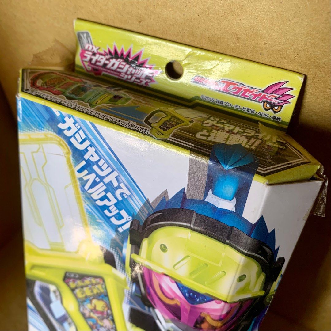絕版 BANDAI 幪面超人 KAMEN RIDER EX-AID DX 食鬼大冒險晶片 PAC ADVENTURE GASHAT 卡帶 (可對應 DX 變身腰帶、會發光發聲) (盒不完美 ...