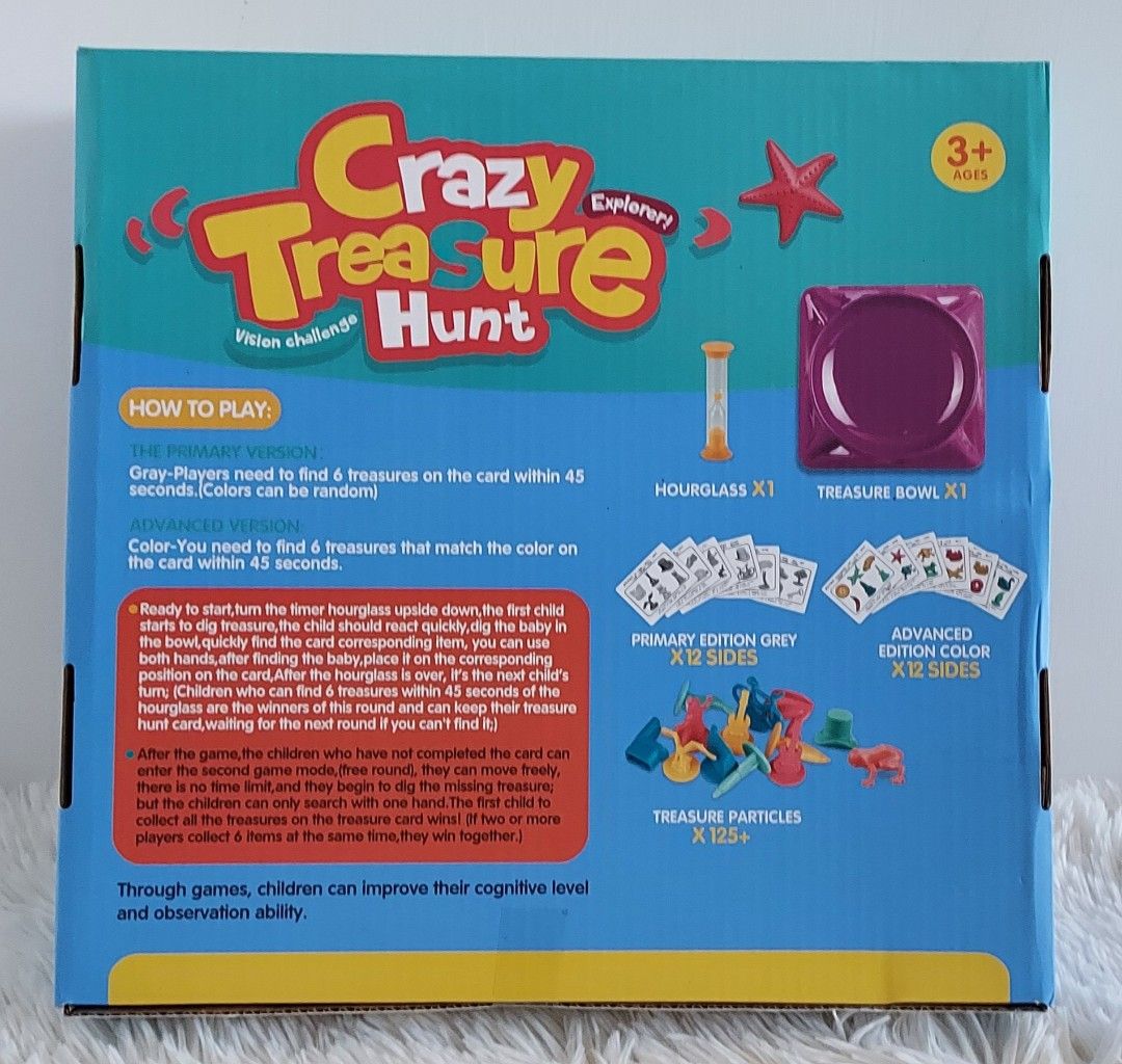Crazy Treasure Hunt, 興趣及遊戲, 玩具 & 遊戲類 - Carousell