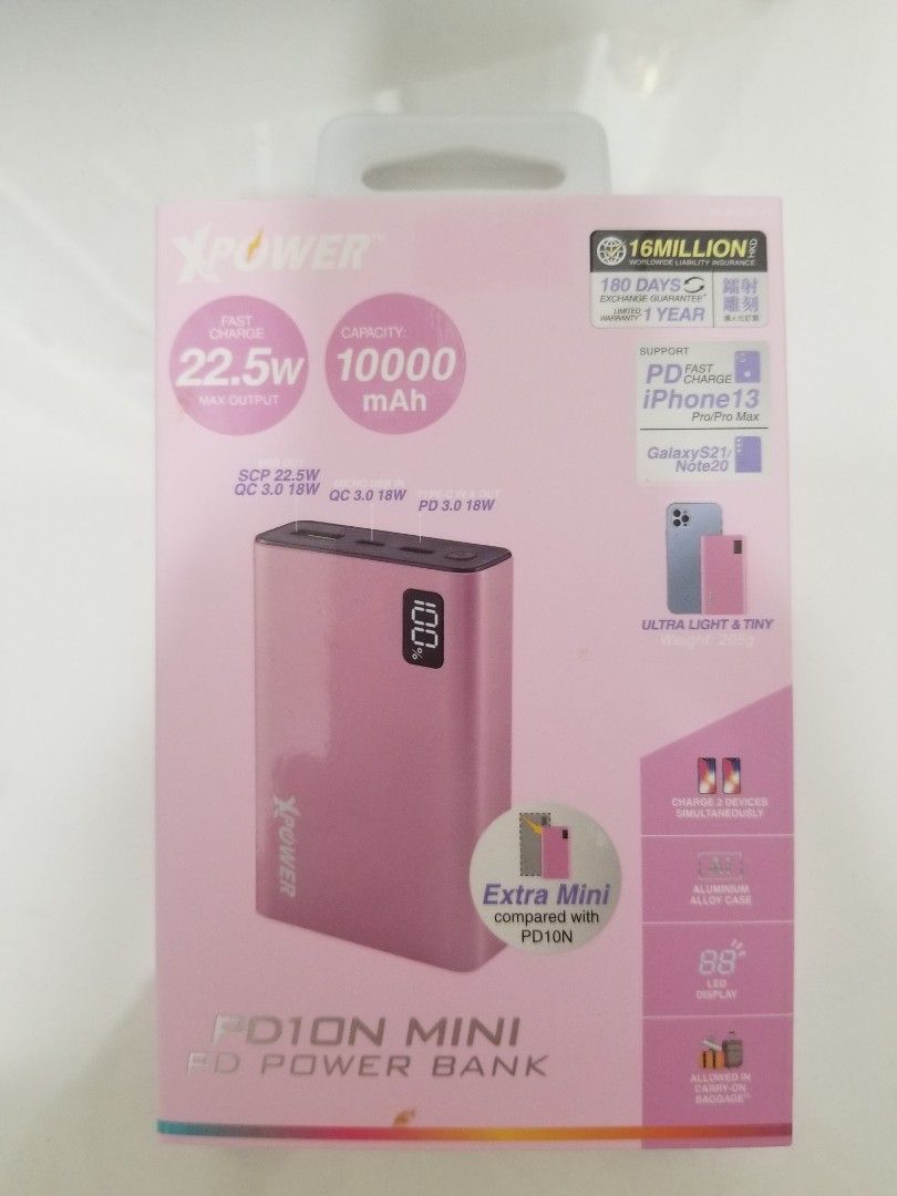 原價$258全新 Xpower PD Power Bank, 電腦＆科技, 商務用科技產品 - Carousell