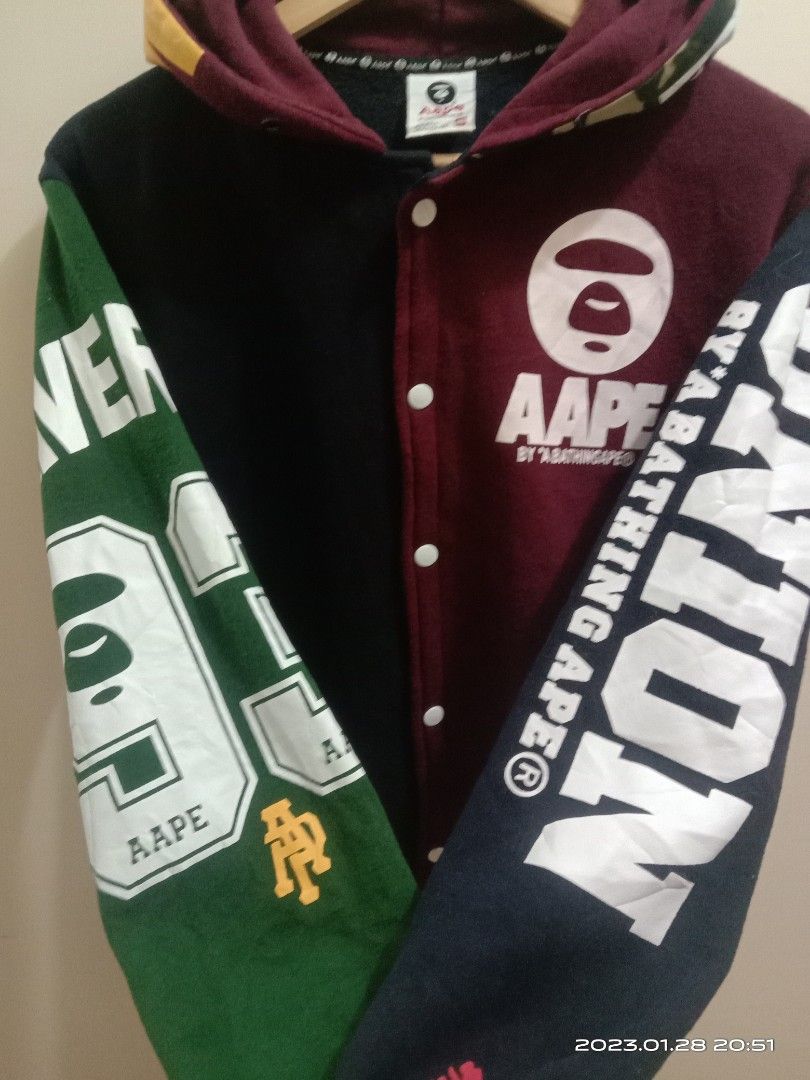 AAPE VARSITY JACKET, Men's Fashion, Coats, Jackets and Outerwear on ...