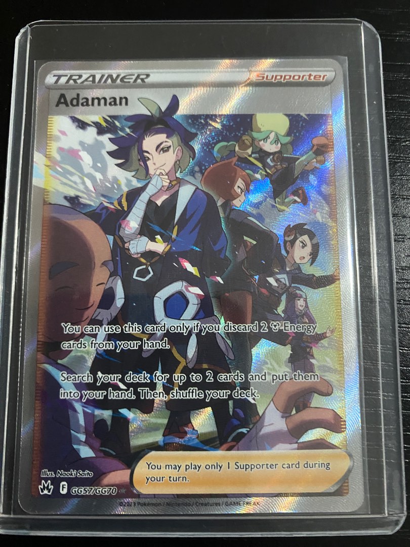 Adaman Ultra Rare GG57/79 Galarian Gallery Trainer Pokemon Crown Zenith ...