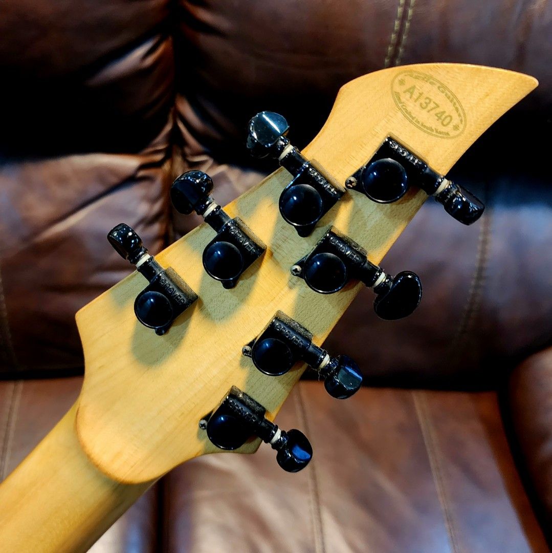 Agile Pendulum Gen 1 72527 7 String Electric Guitar Fanned Fret ...