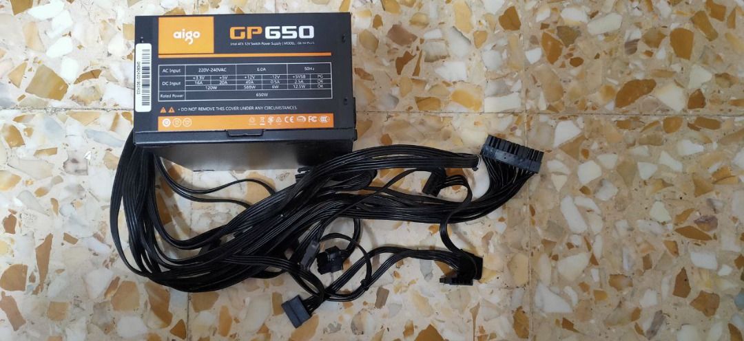 Aigo GP650 PC Power Supply 650W 80 Plus Bronze Power Supply for PC PWM ...