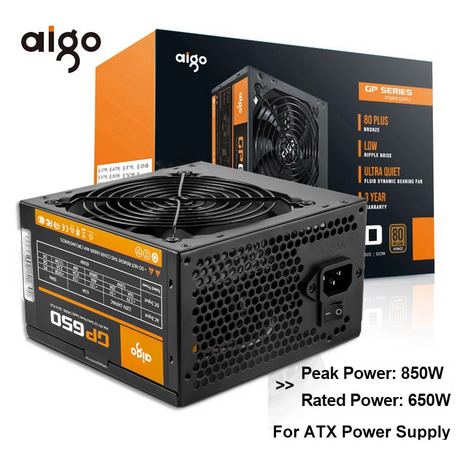 Aigo GP650 PC Power Supply 650W 80 Plus Bronze Power Supply for PC PWM ...